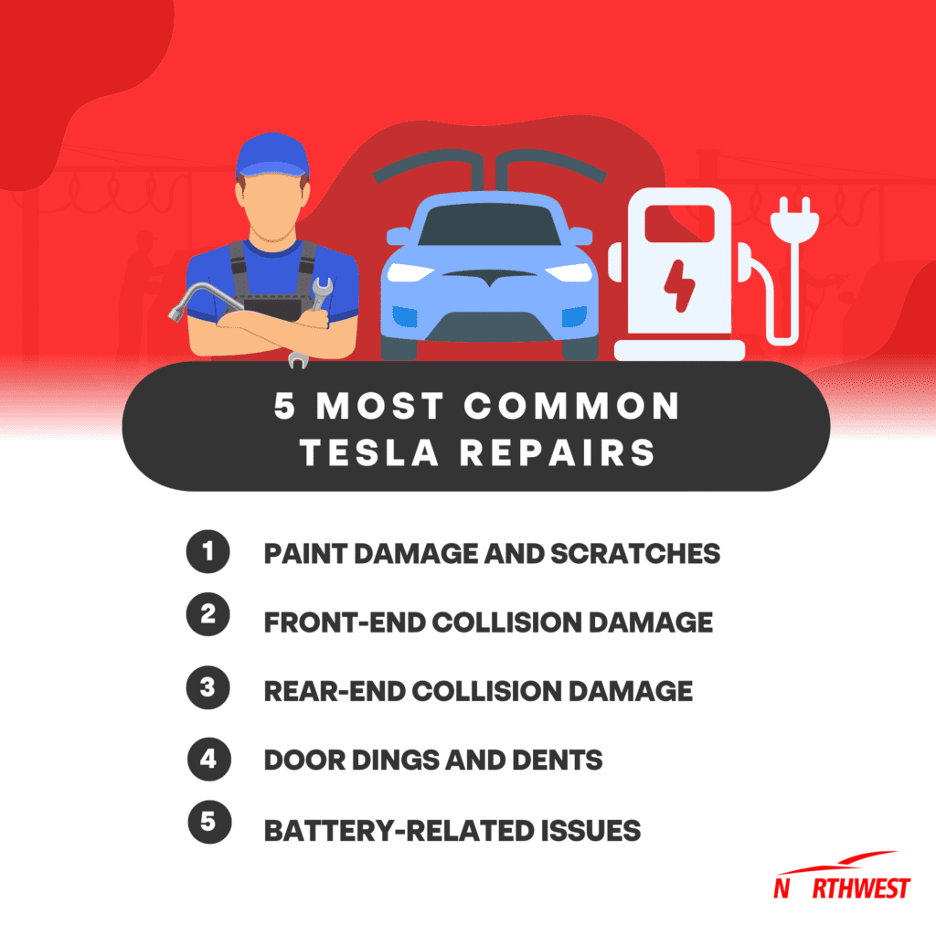 The Most Common Tesla Repairs - Northwest Collision Center