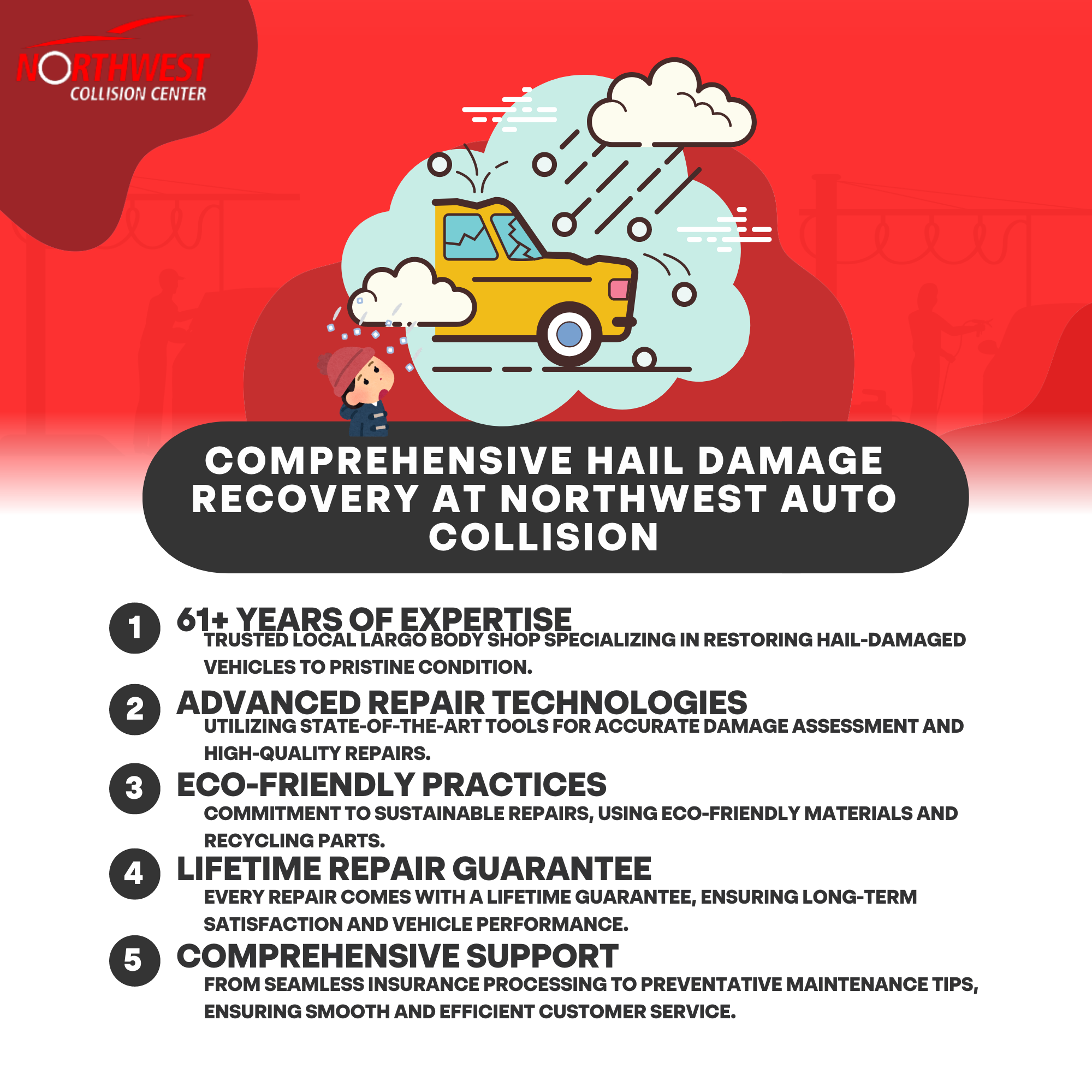 Hail Damage? We’ve Got Your Back in St. Petersburg & Largo, FL ...