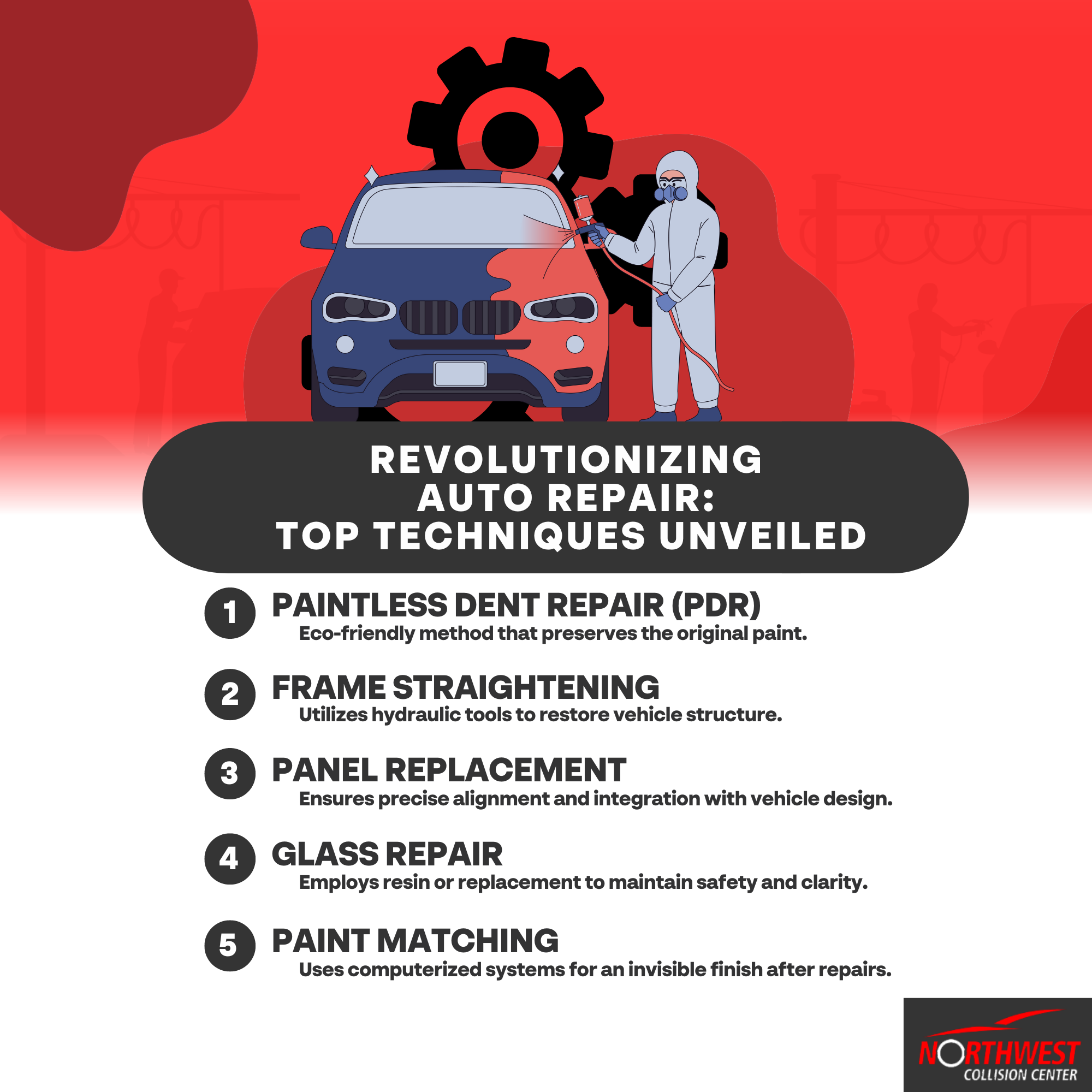 Top Auto Body Repair Techniques | Northwest Collision Center LLC